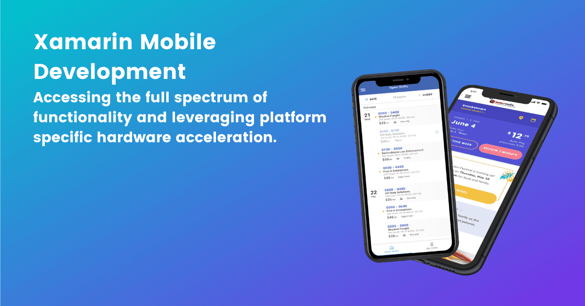 Xamarin Mobile App Platform - Slingshot - Software and App Development